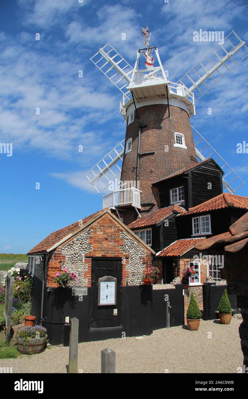 Cley Windmill and Restaurant on the North Norfolk Coast Stock Photo - Alamy