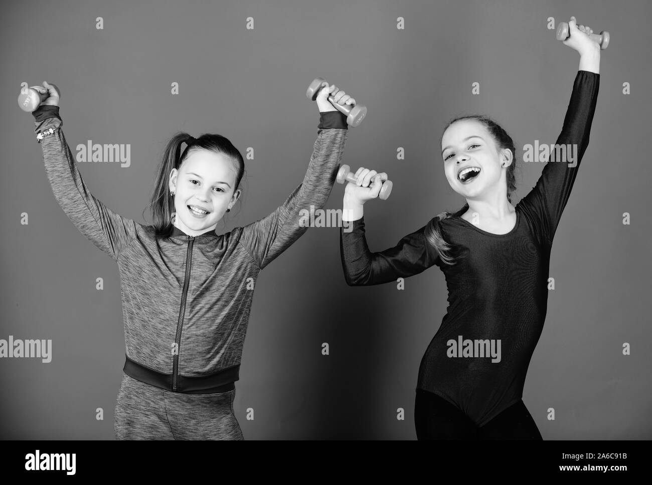 Black Kids Exercising