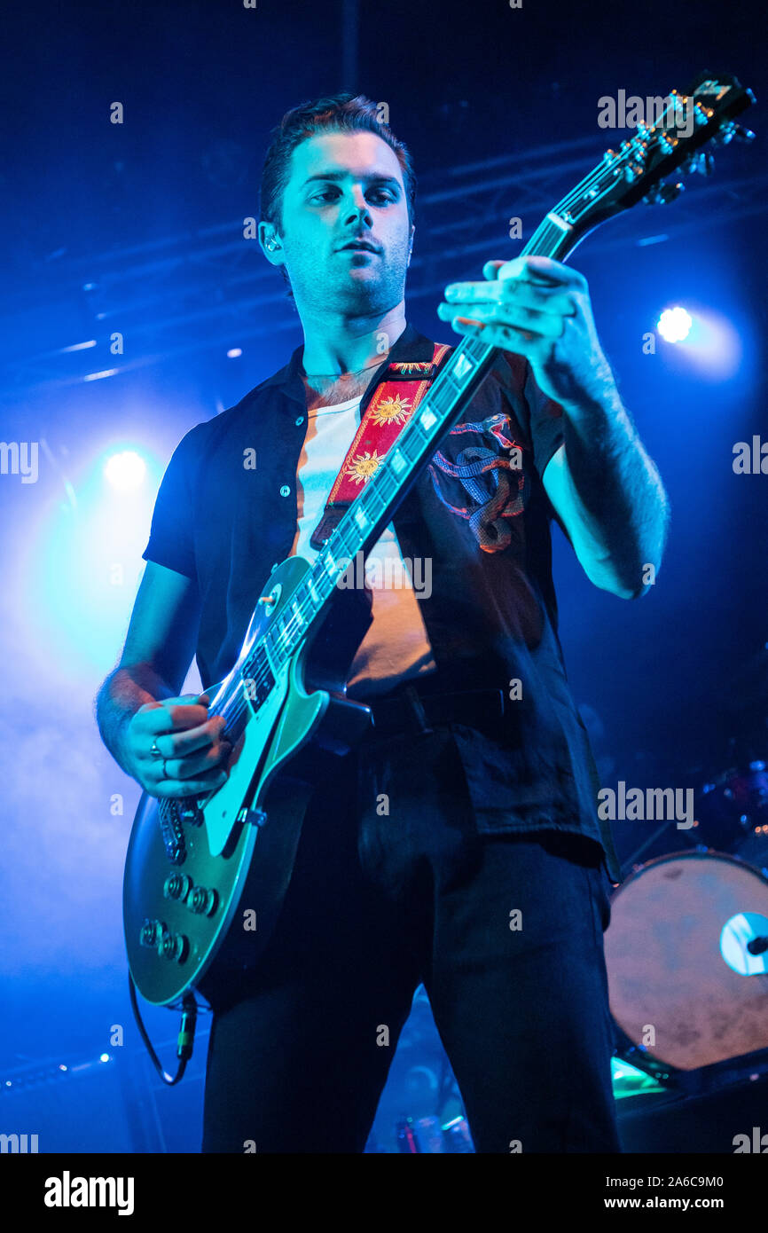 Milan Italy. 24 October 2019. The English rock band THE AMAZONS ...