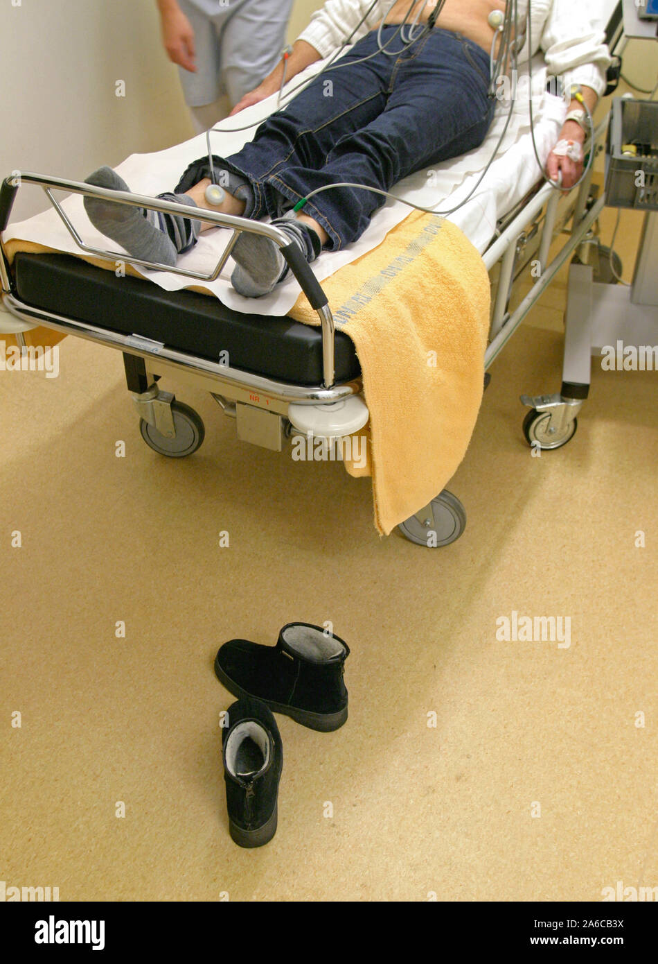 Heart patients are taken care of by healthcare personnel at the ...