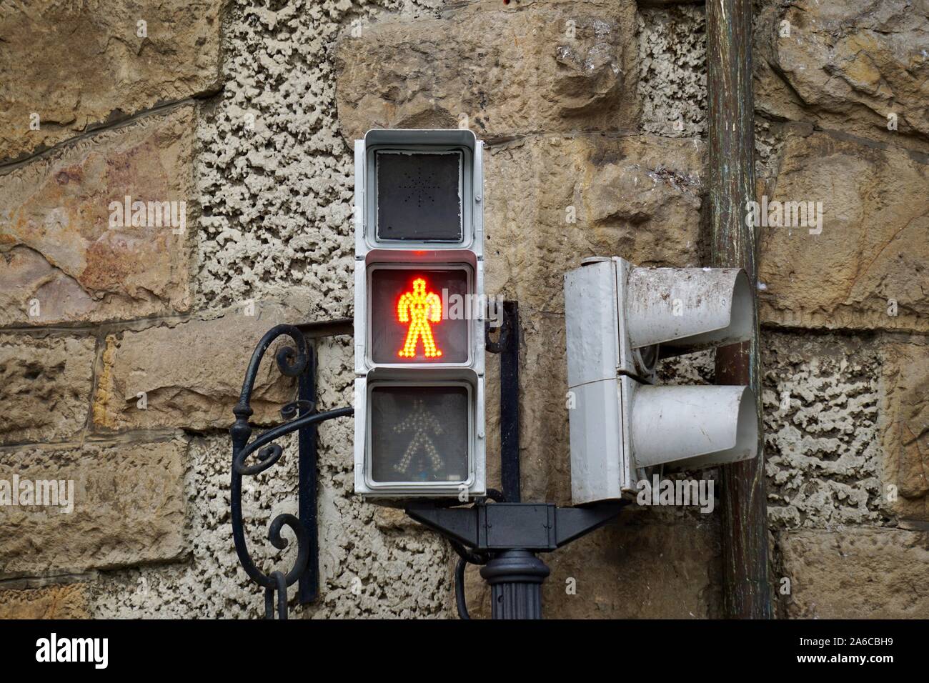 traffic light on the street in Bilbao city spain Stock Photo - Alamy