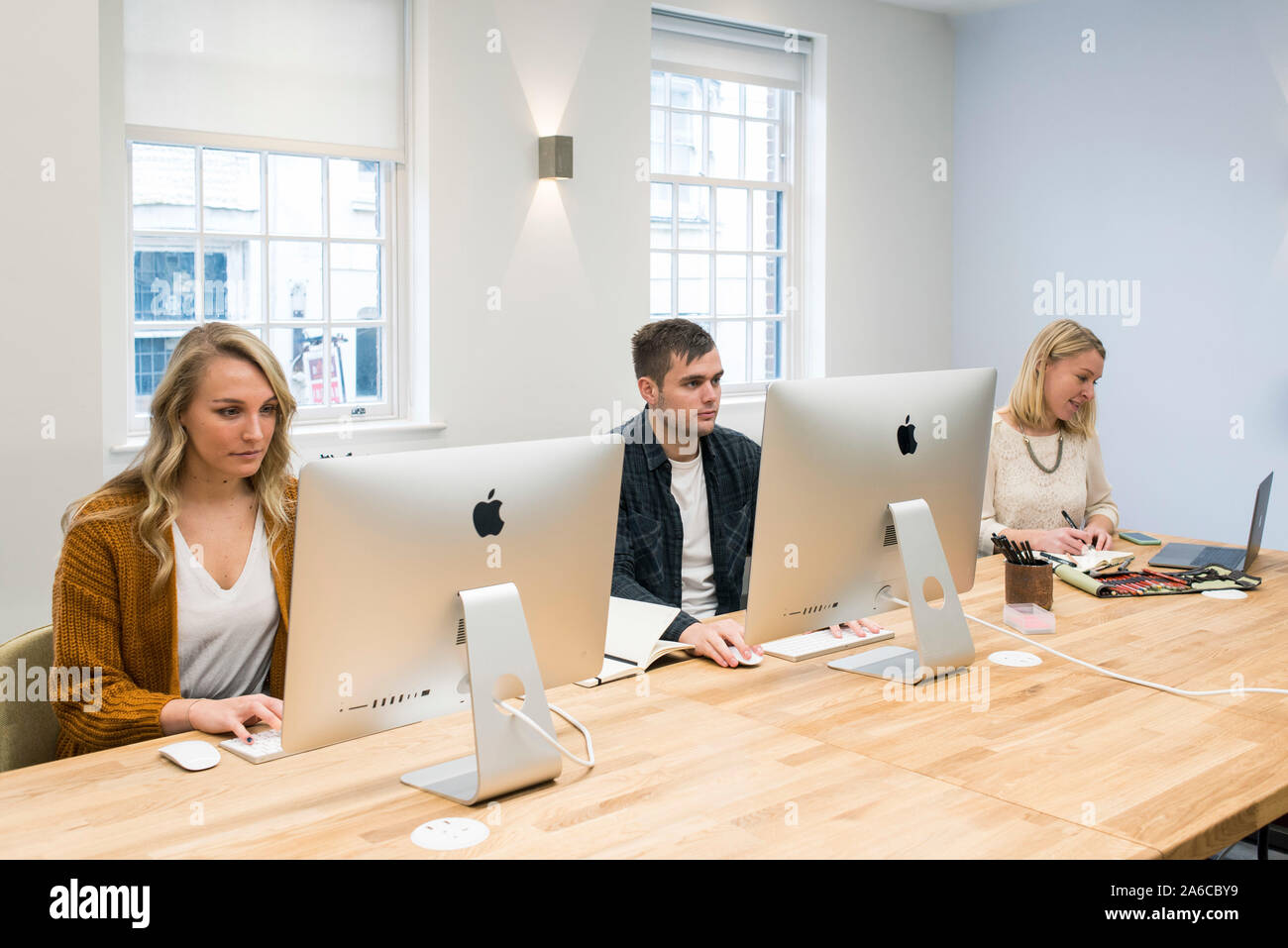 Working in a cool office environment and sharing space with other ...