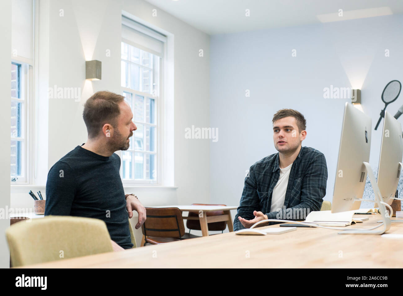 Working in a cool office environment and sharing space with other ...