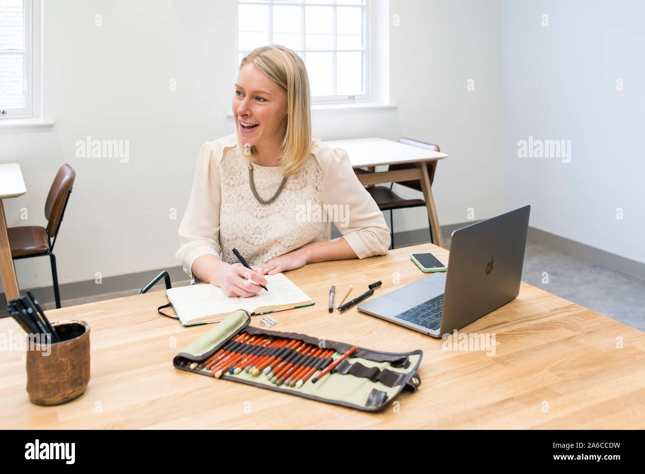 Working in a cool office environment and sharing space with other ...