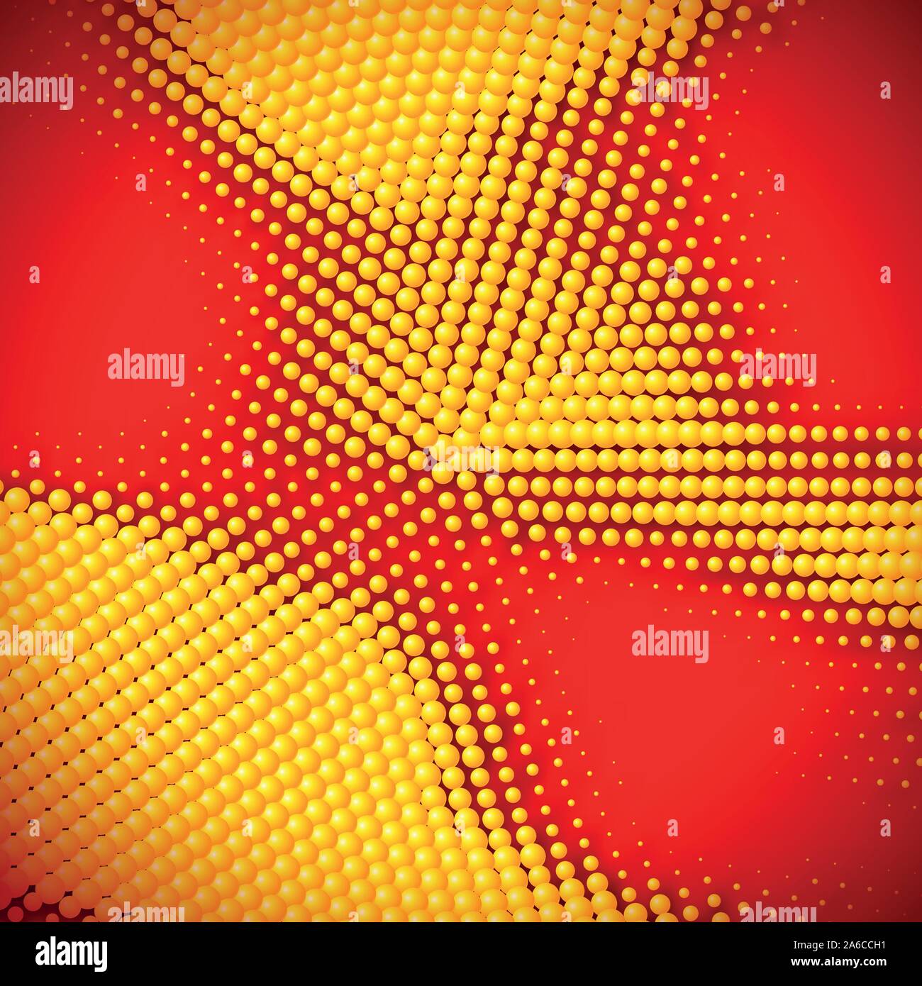 Scattered yellow balls background Stock Vector Image & Art - Alamy