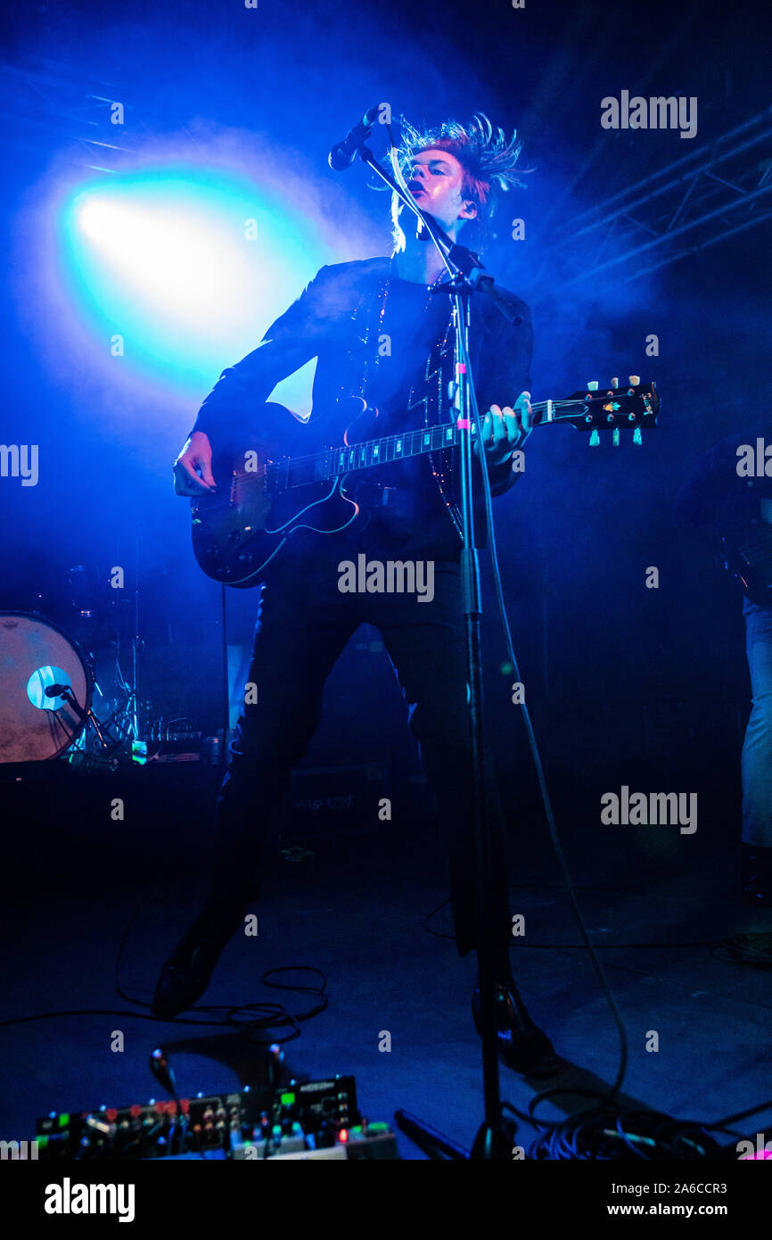 Milan Italy. 24 October 2019. The English rock band THE AMAZONS ...
