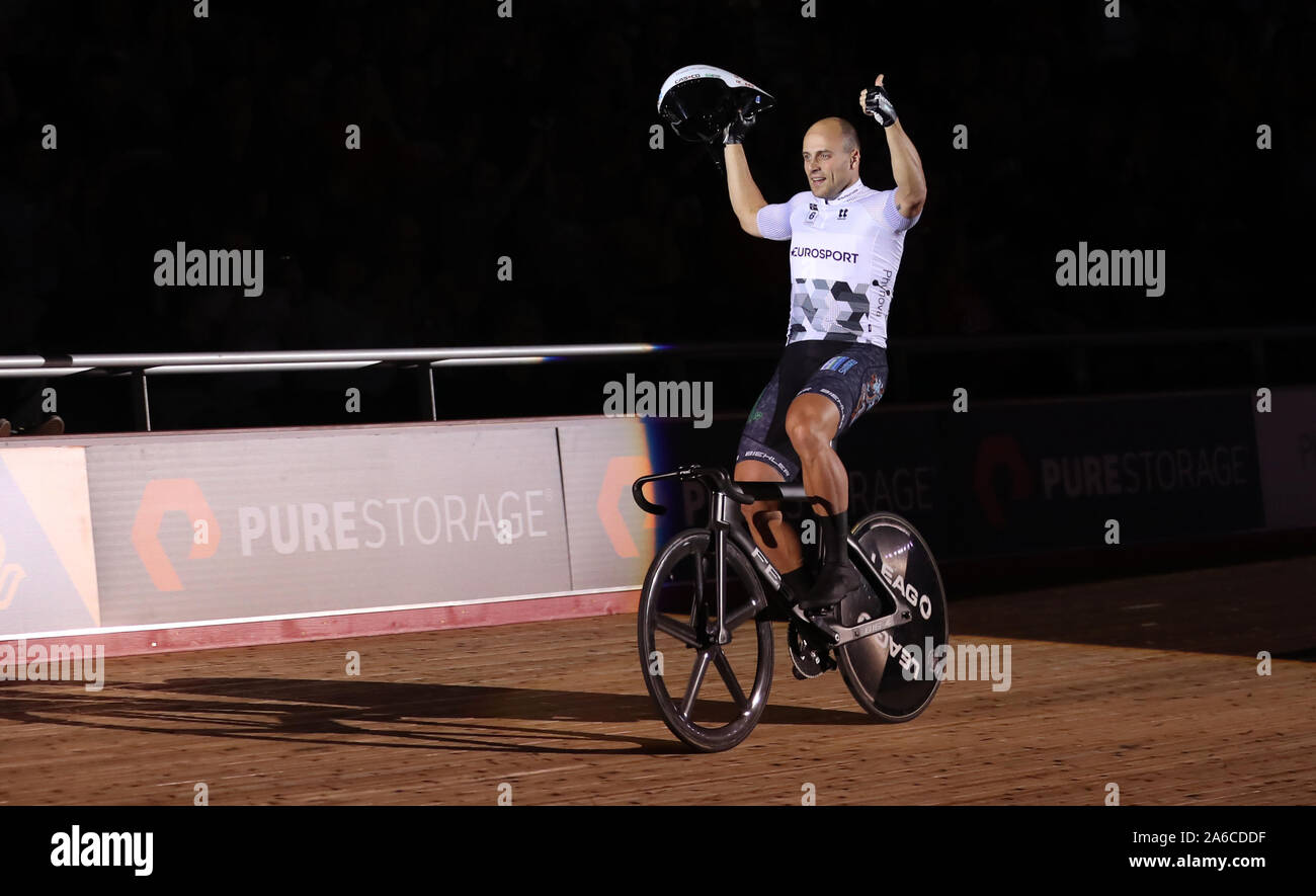 Germany’s Maximlian Levy celebrates placing first in the 200m Time ...
