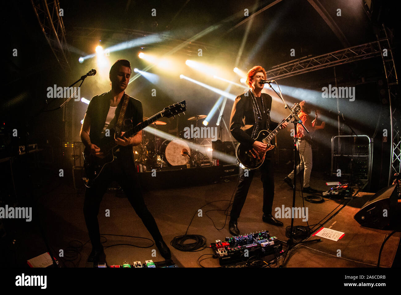 Milan Italy. 24 October 2019. The English rock band THE AMAZONS ...