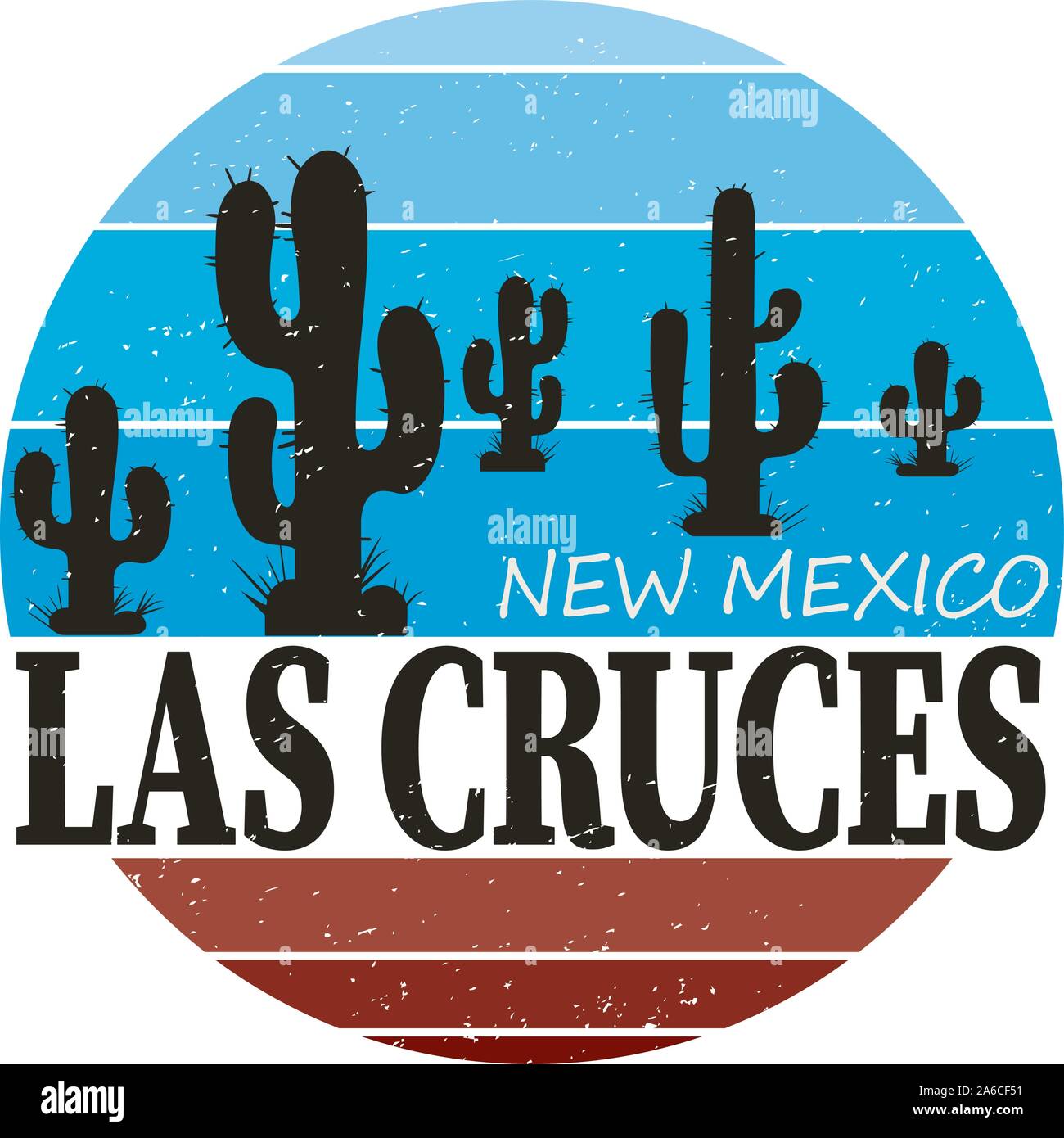 las Cruces city travel destination. vector shirt logo Stock Vector ...