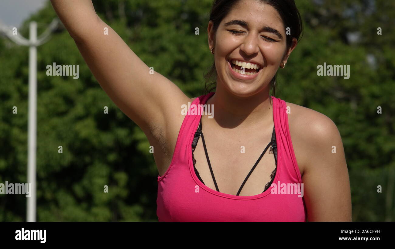 Successful Young Girl Stock Photo - Alamy