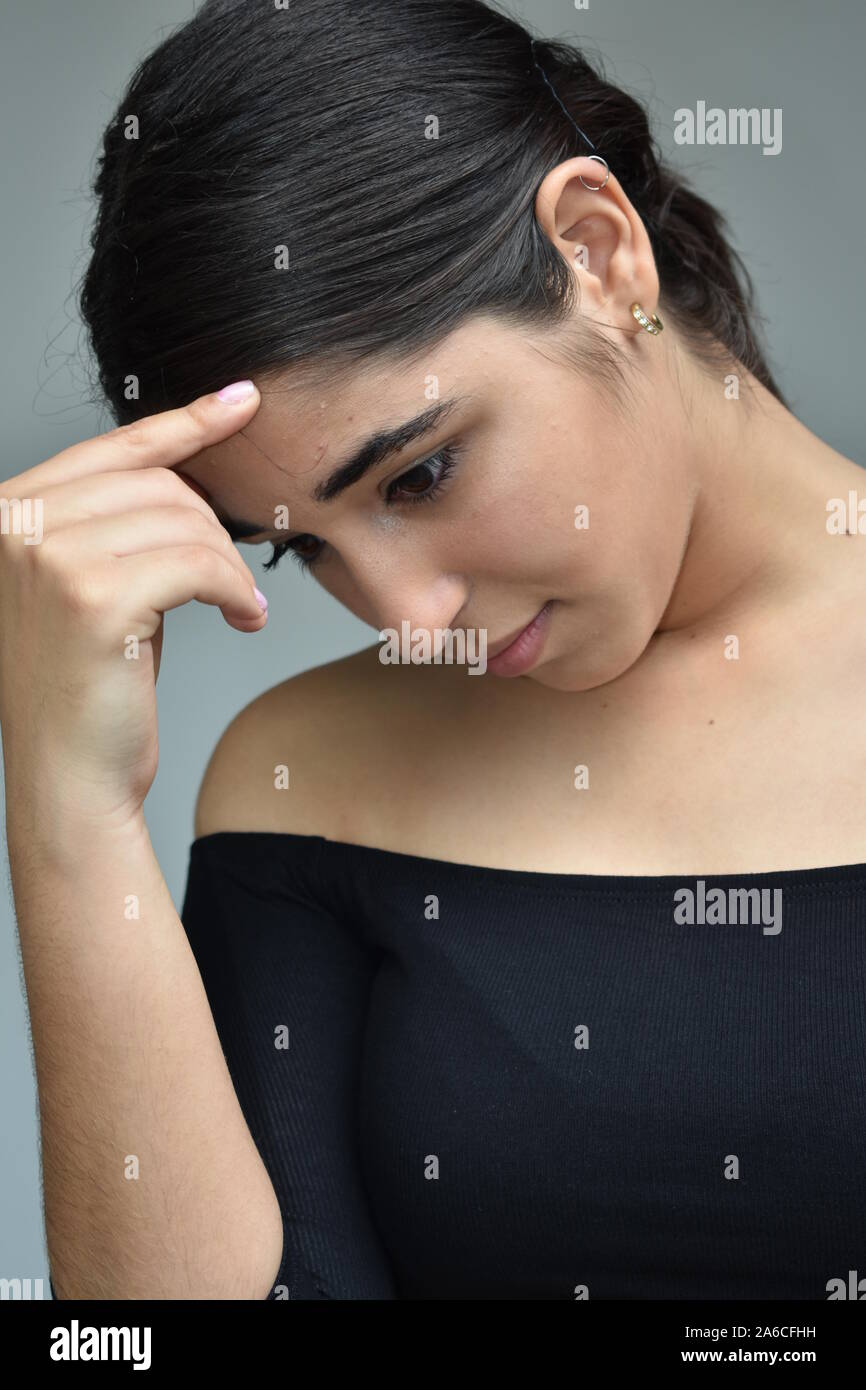 Female And Depression Stock Photo - Alamy