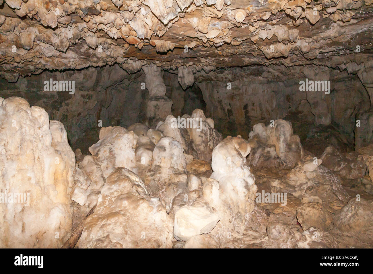 View of a cavern inside Stock Photo - Alamy