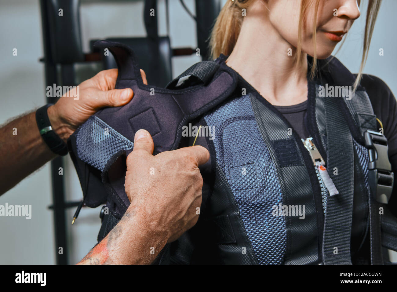 Velcro suit hi-res stock photography and images - Alamy