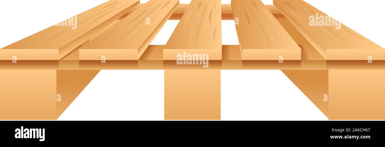 Cargo pallet icon. Cartoon of cargo pallet vector icon for web design ...