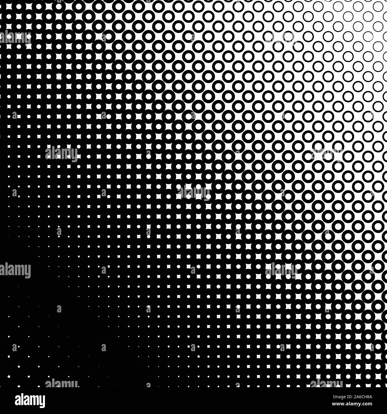 Background with gradient of black and white circles Stock Vector Image ...