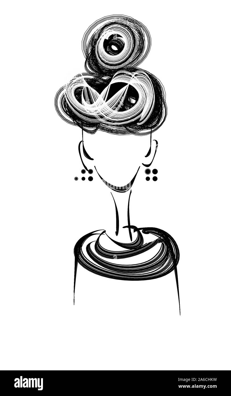 Grey hair old lady Cut Out Stock Images & Pictures - Alamy