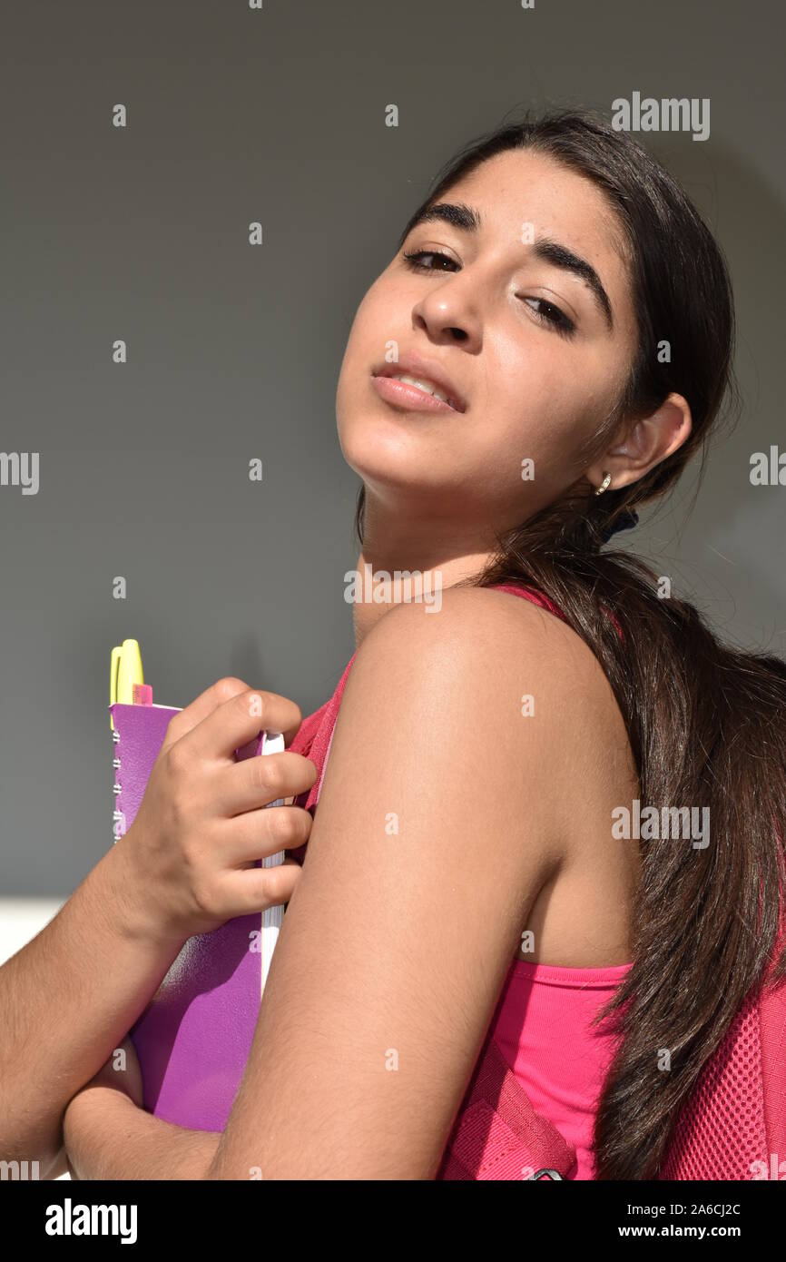 Girl Student Portrait Stock Photo - Alamy