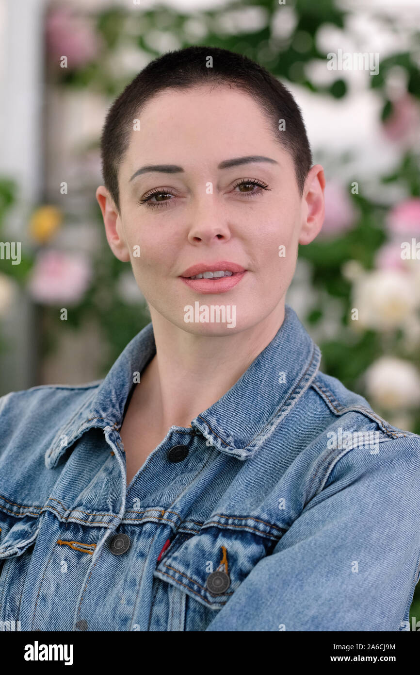 Hay Festival Hay On Wye Uk 2nd June 2018 Rose Mcgowan American