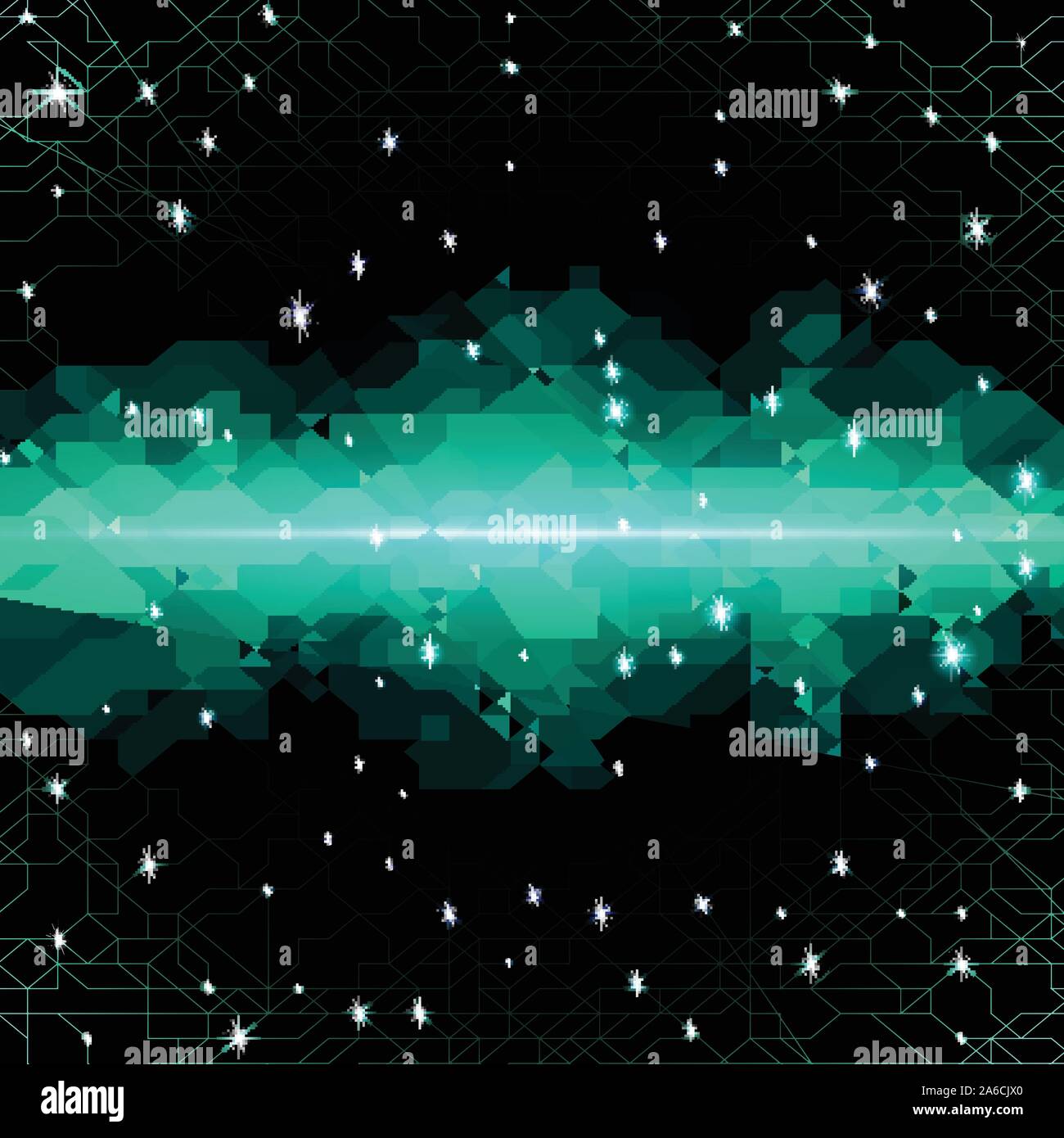 Abstract background with technology cloud Stock Vector Image & Art - Alamy