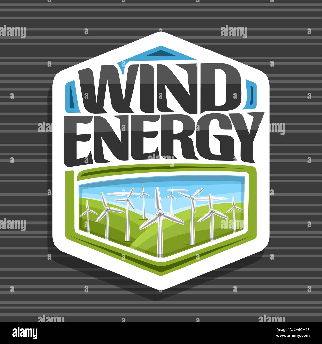 Windmill logo hi-res stock photography and images - Alamy