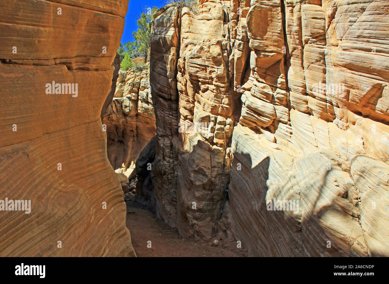 Going into Bull Valley gorge - Utah Stock Photo - Alamy