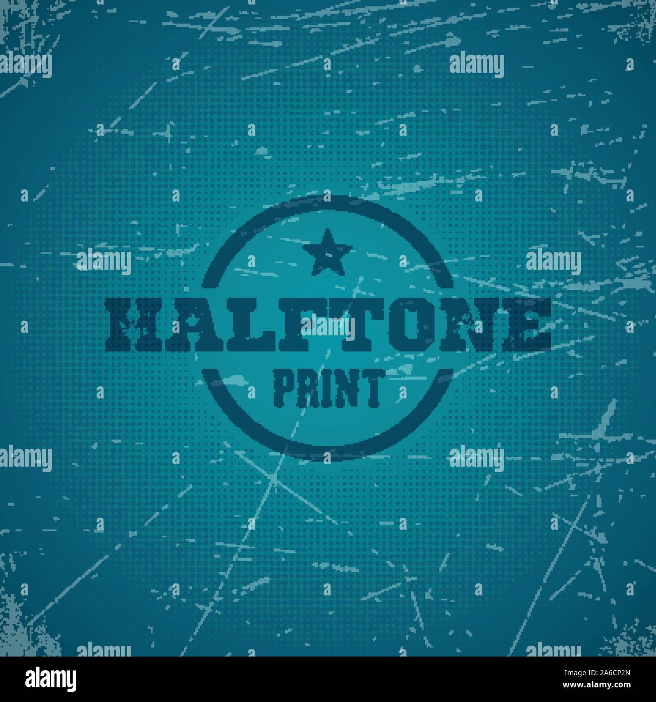 Old scratched card with halftone gradient Stock Vector Image & Art - Alamy