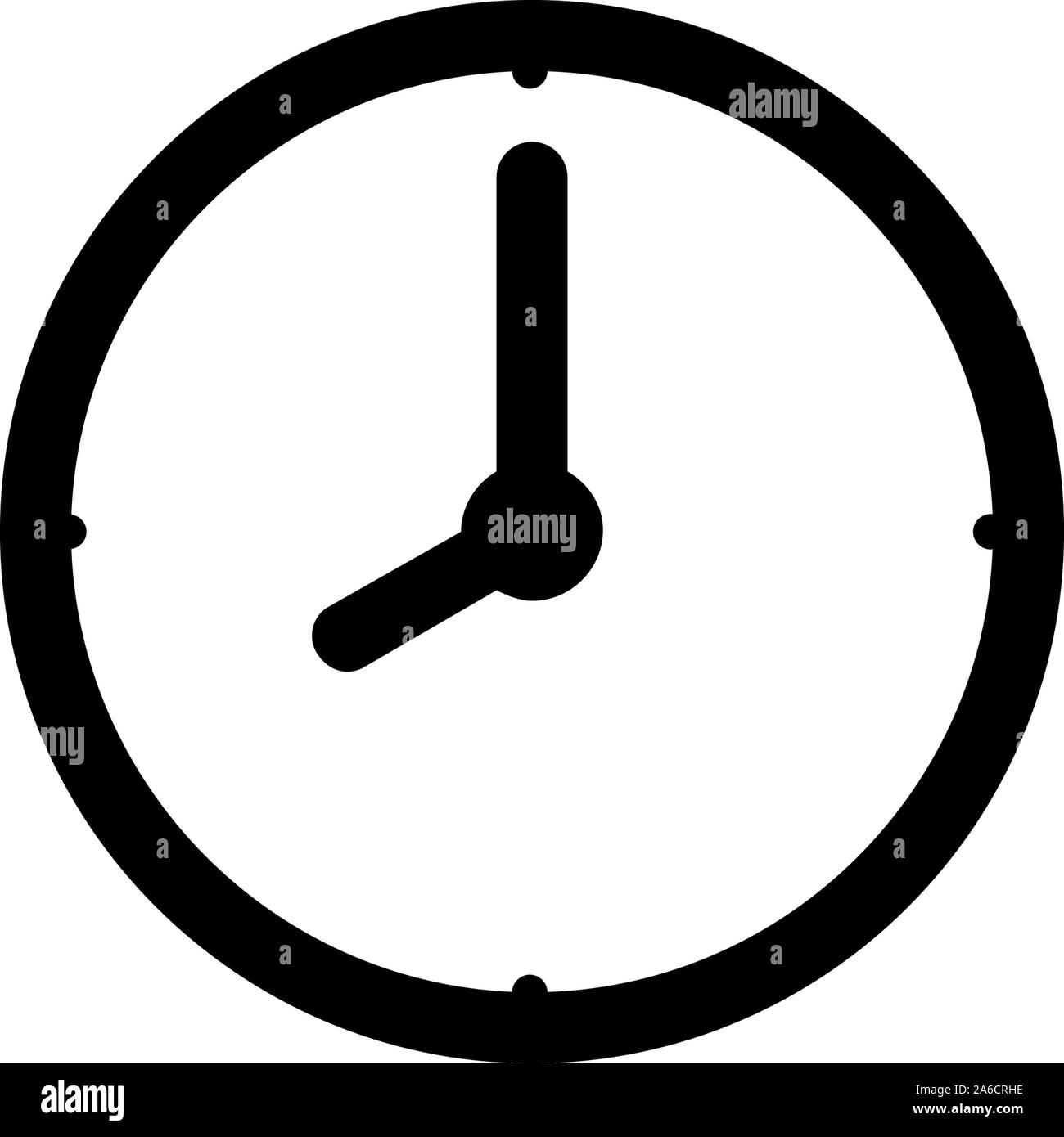 White background digital clock Black and White Stock Photos & Images ...