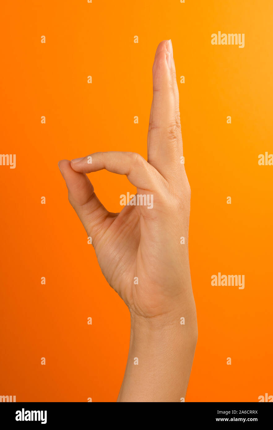 mudra a hand position in yoga Stock Photo - Alamy