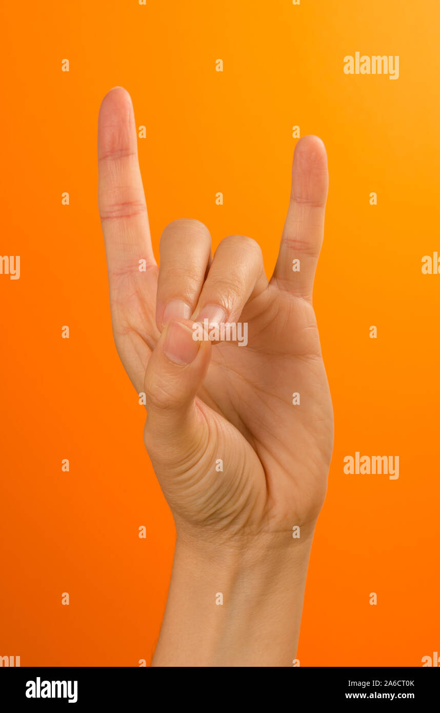 mudra a hand position in yoga Stock Photo - Alamy