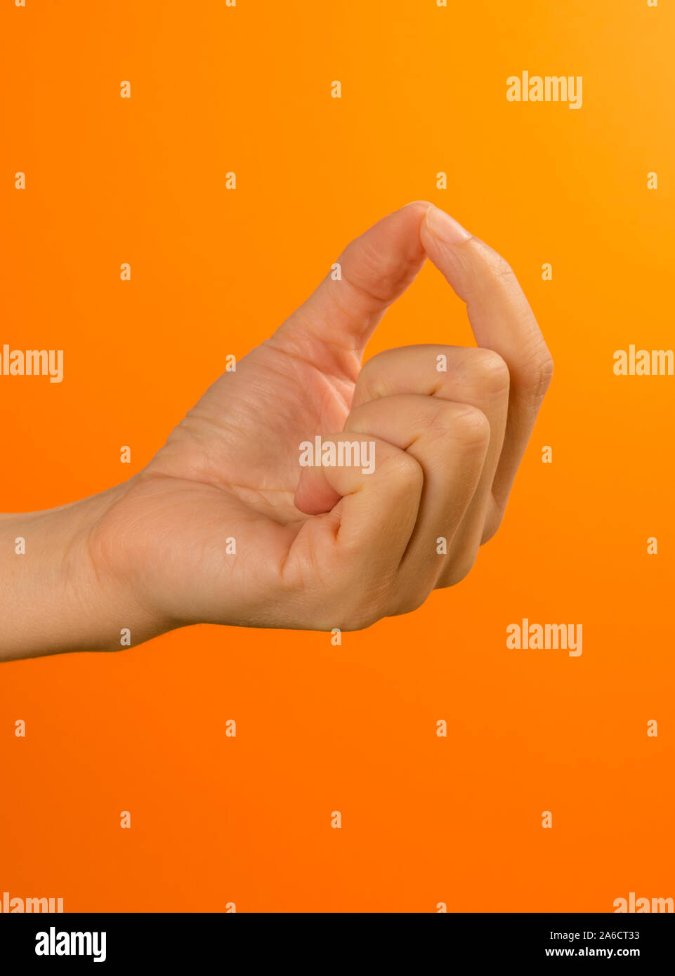 mudra a hand position in yoga Stock Photo - Alamy