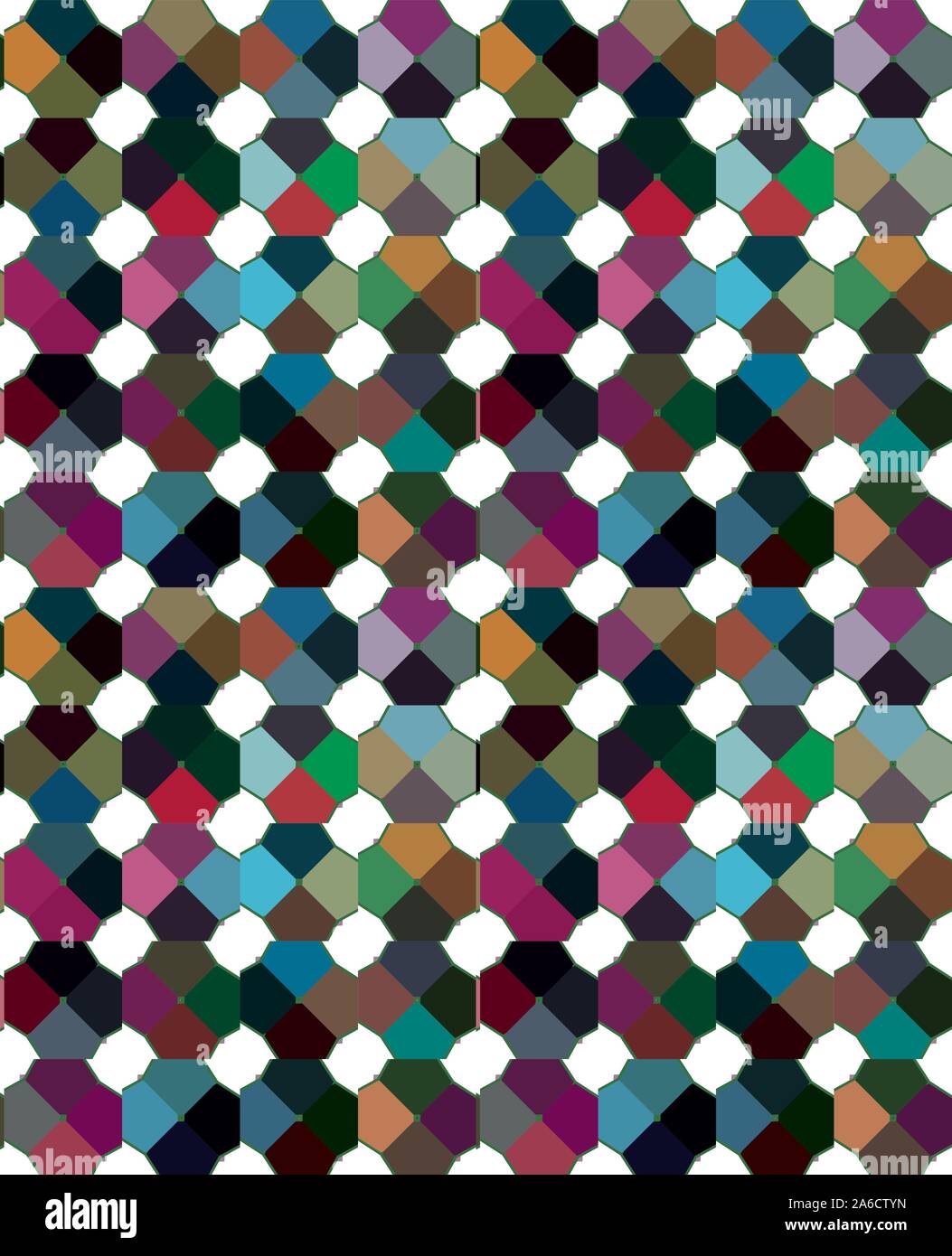 Geometric ornamental vector pattern. Seamless design texture Stock ...