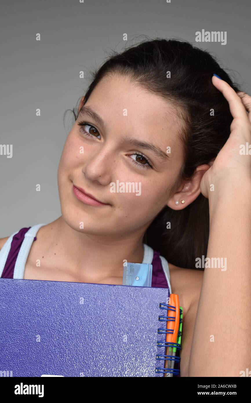 Girl Student Portrait Stock Photo - Alamy
