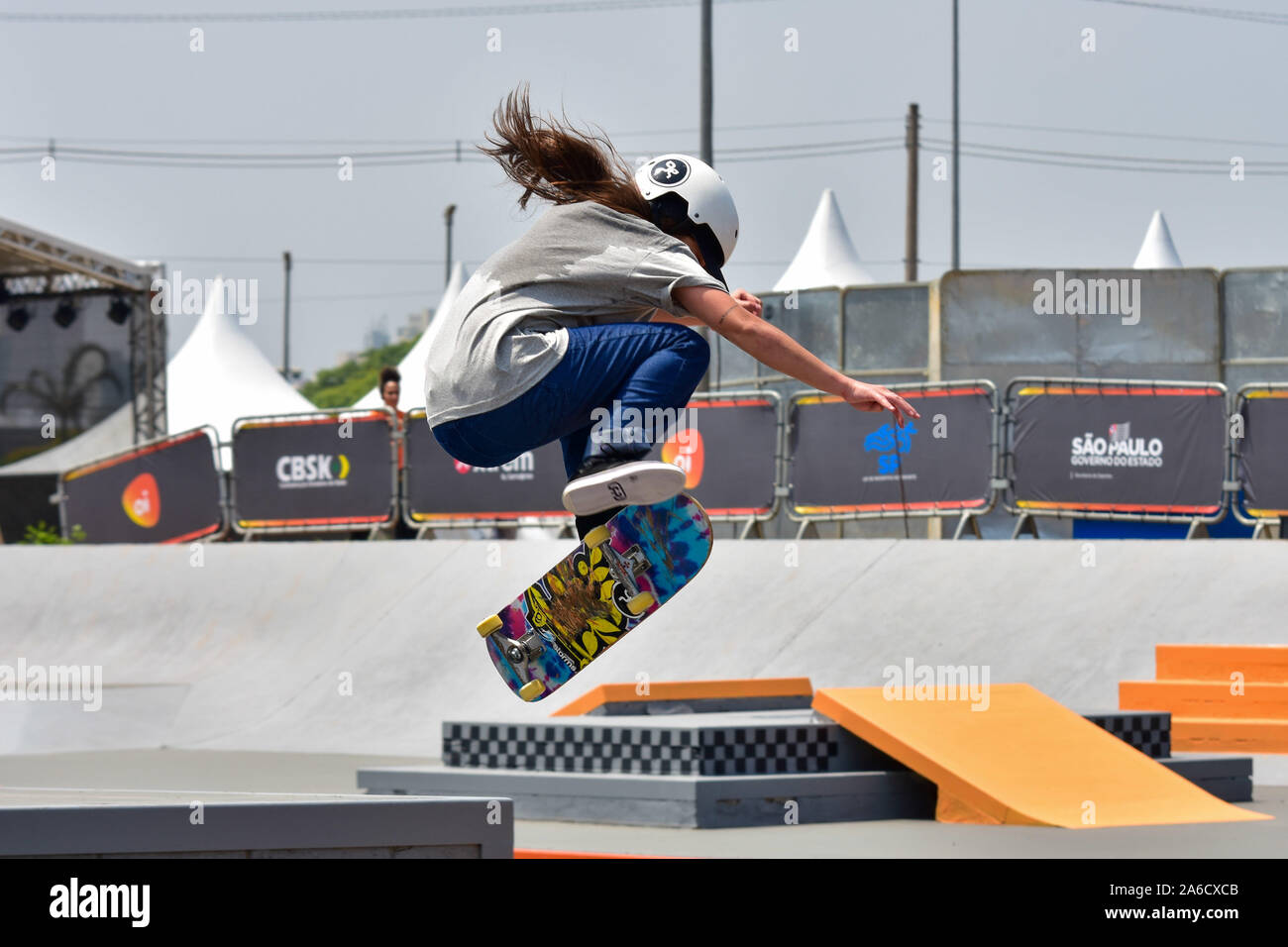 Sao Paulo, Brazil. 25th Oct, 2019. Brazilian Skate Circuit OI Street ...