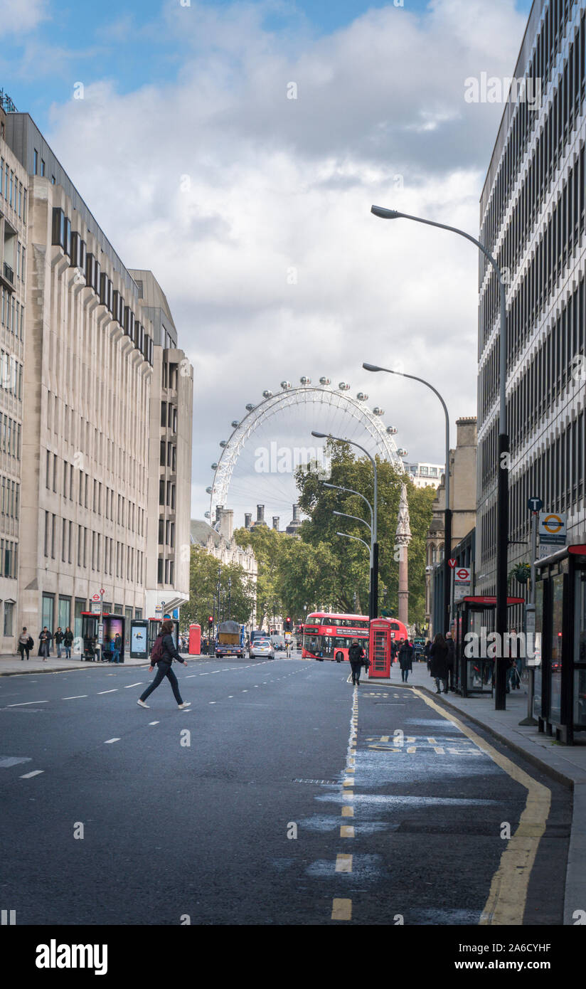 Victoria street in westminster hi-res stock photography and images - Alamy