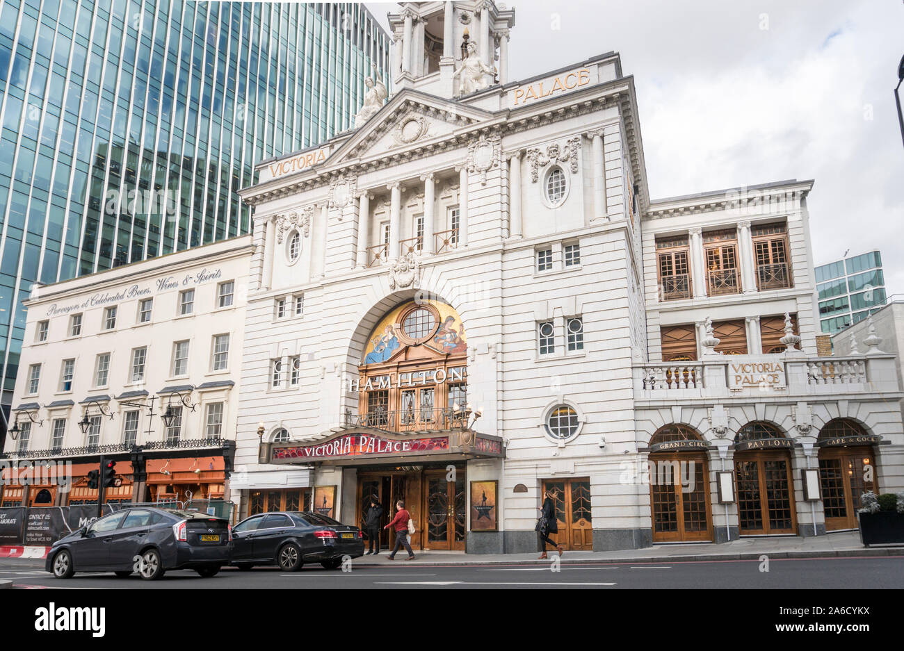 Facade of the Victoria Palace theatre in Victoria, London, UK Stock Photo - Alamy