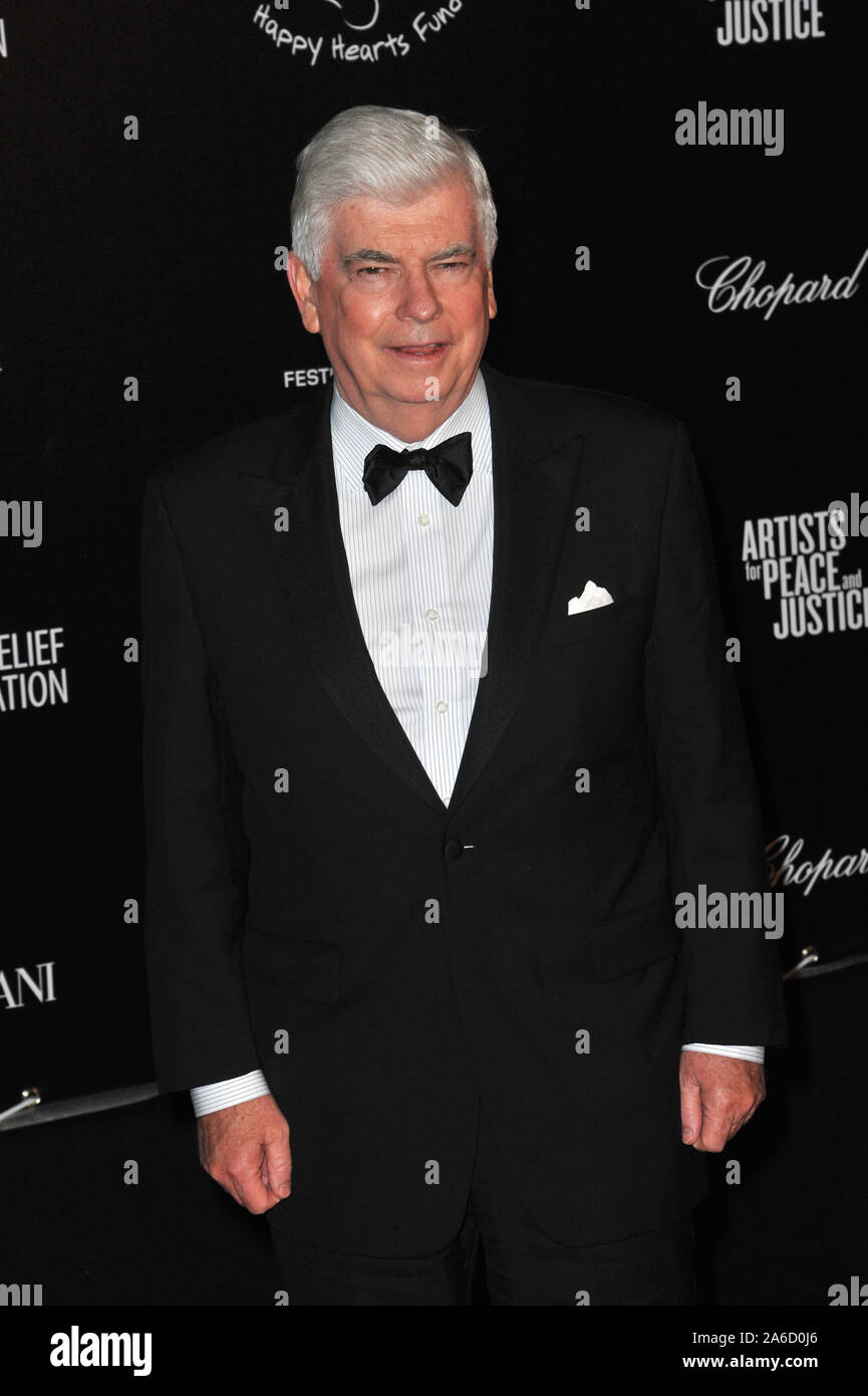 CANNES, FRANCE. May 18, 2012: Senator Chris Dodd at the "Haiti Carnaval ...