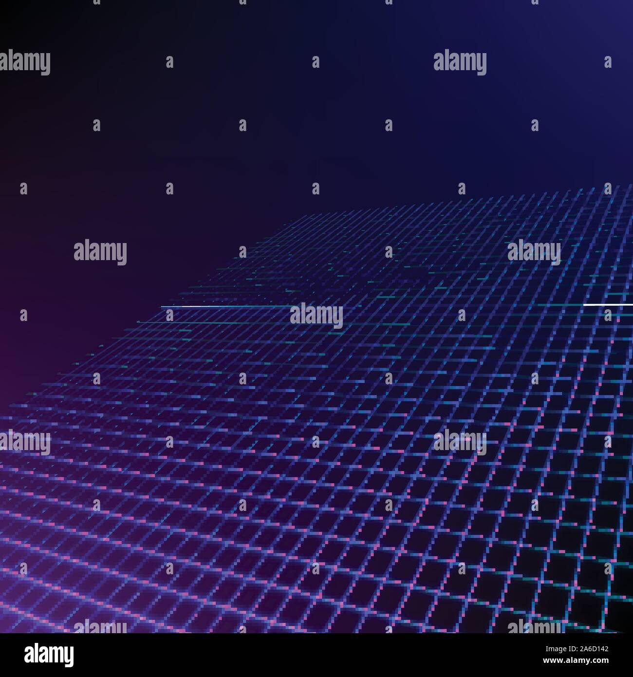 Bright neon grid lines glowing background with 80s style Stock Vector ...