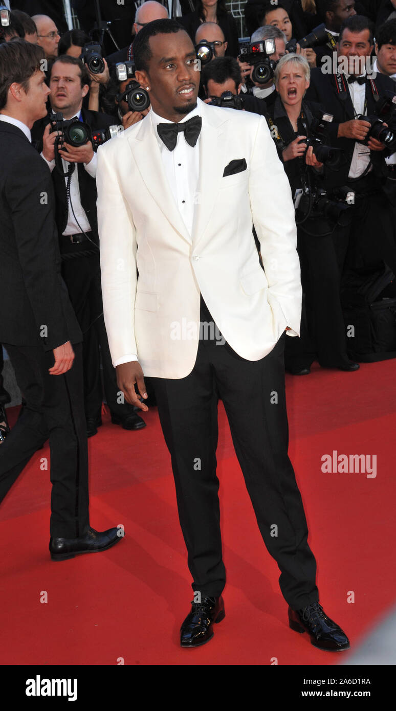 CANNES, FRANCE. May 22, 2012: Sean P. Diddy Combs at the gala screening ...