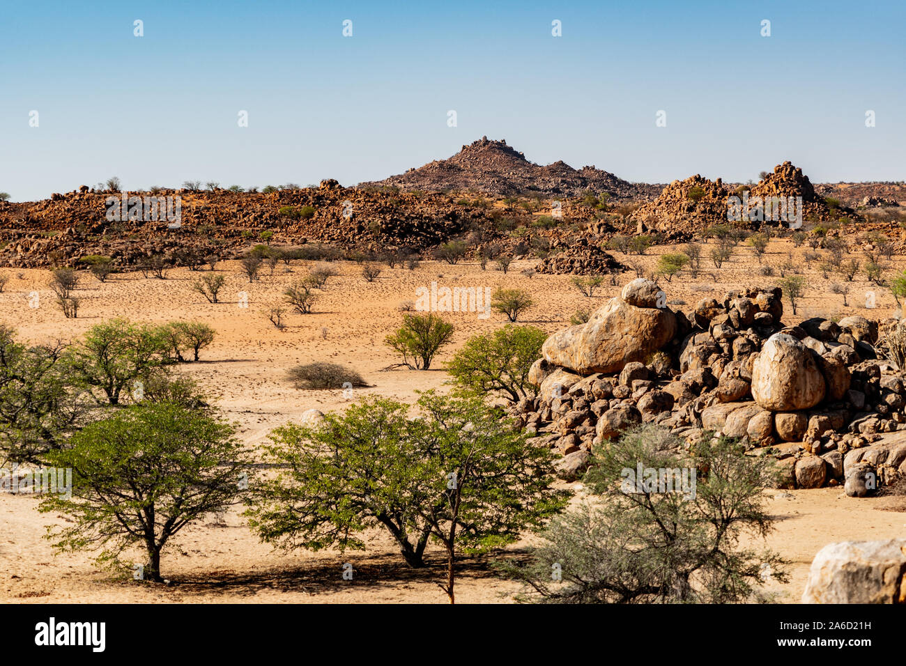 Namibia landscape, Africa Stock Photo - Alamy