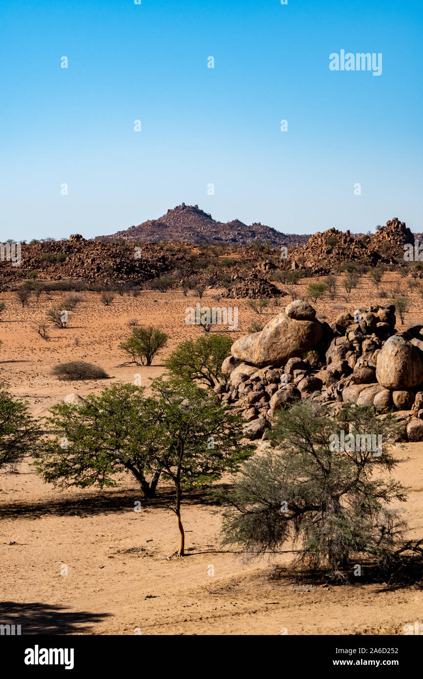 Namibia landscape, Africa Stock Photo - Alamy