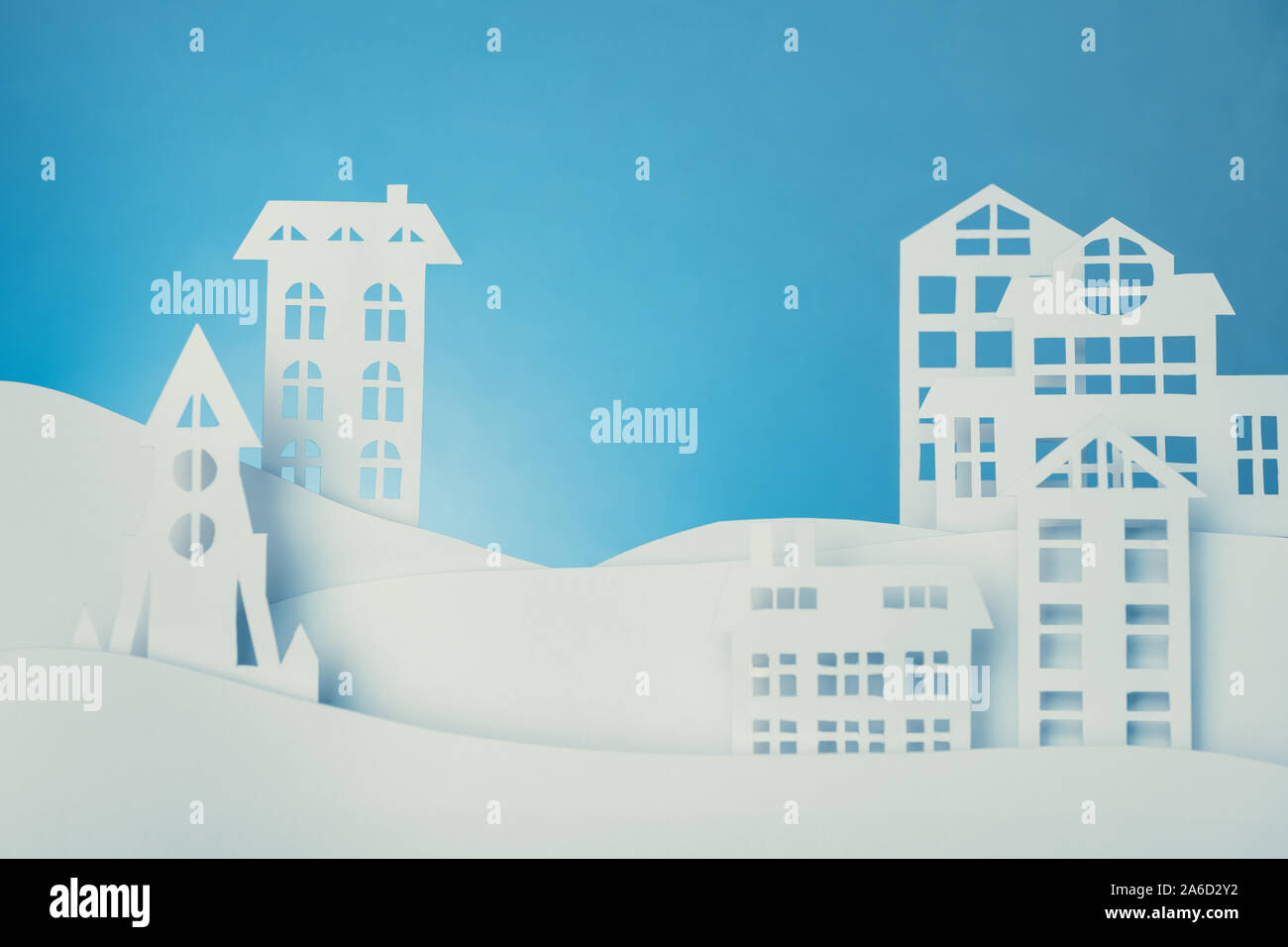 paper town cut out Stock Photo - Alamy