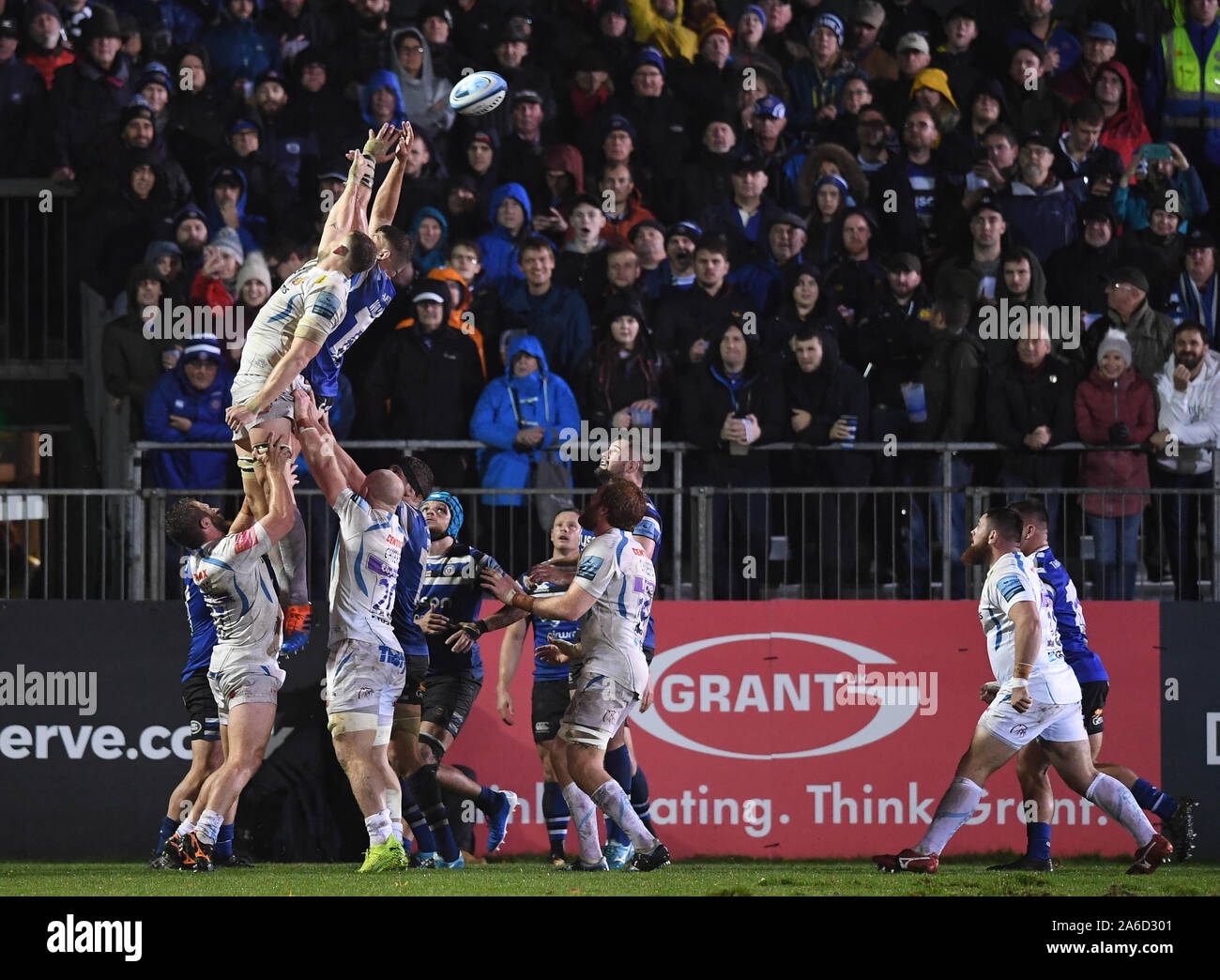 Recreation Ground, Bath, Somerset, UK. 25th Oct, 2019. English ...