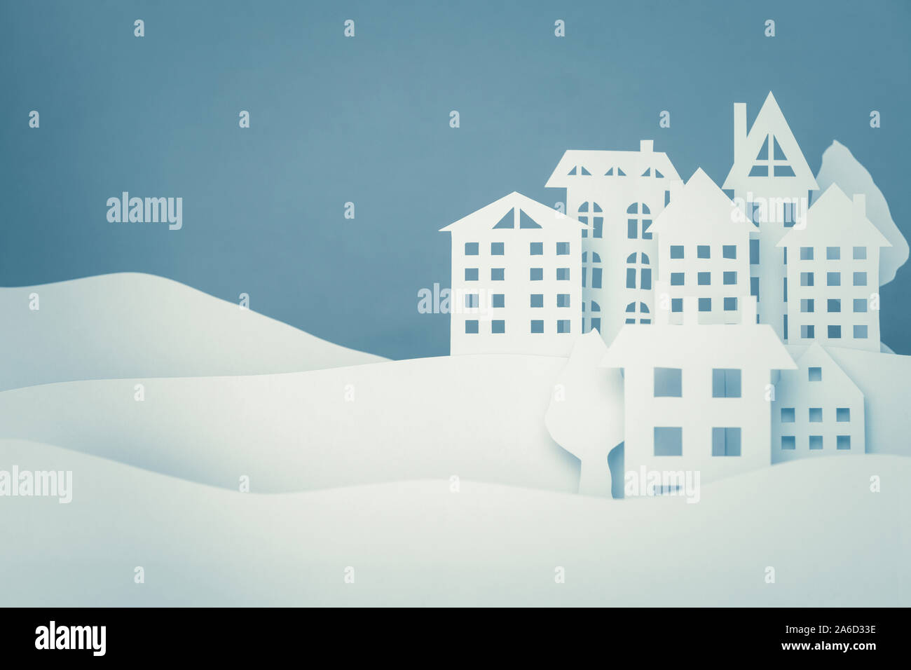 paper town cut out Stock Photo - Alamy