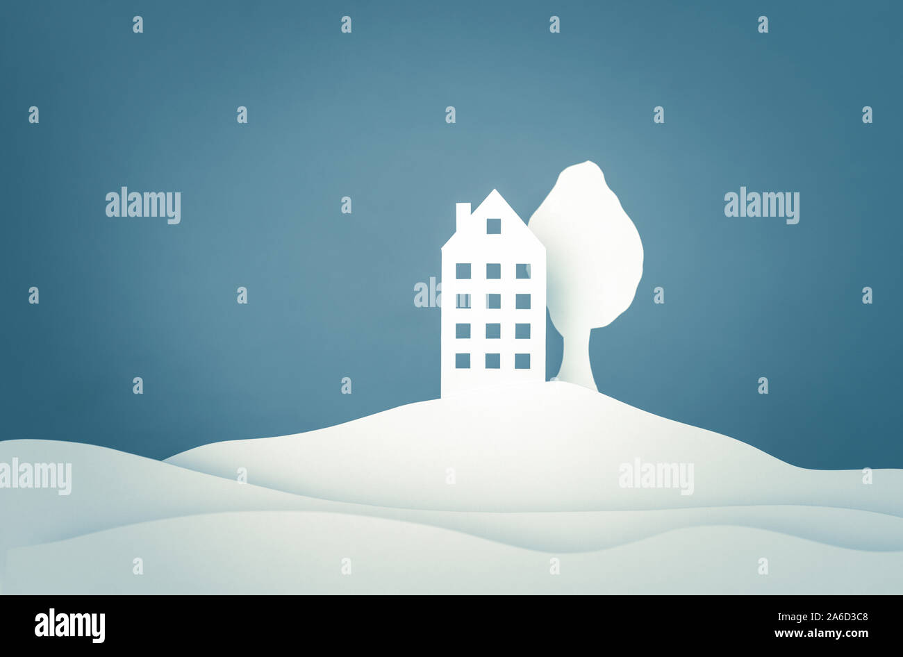 paper town cut out Stock Photo - Alamy