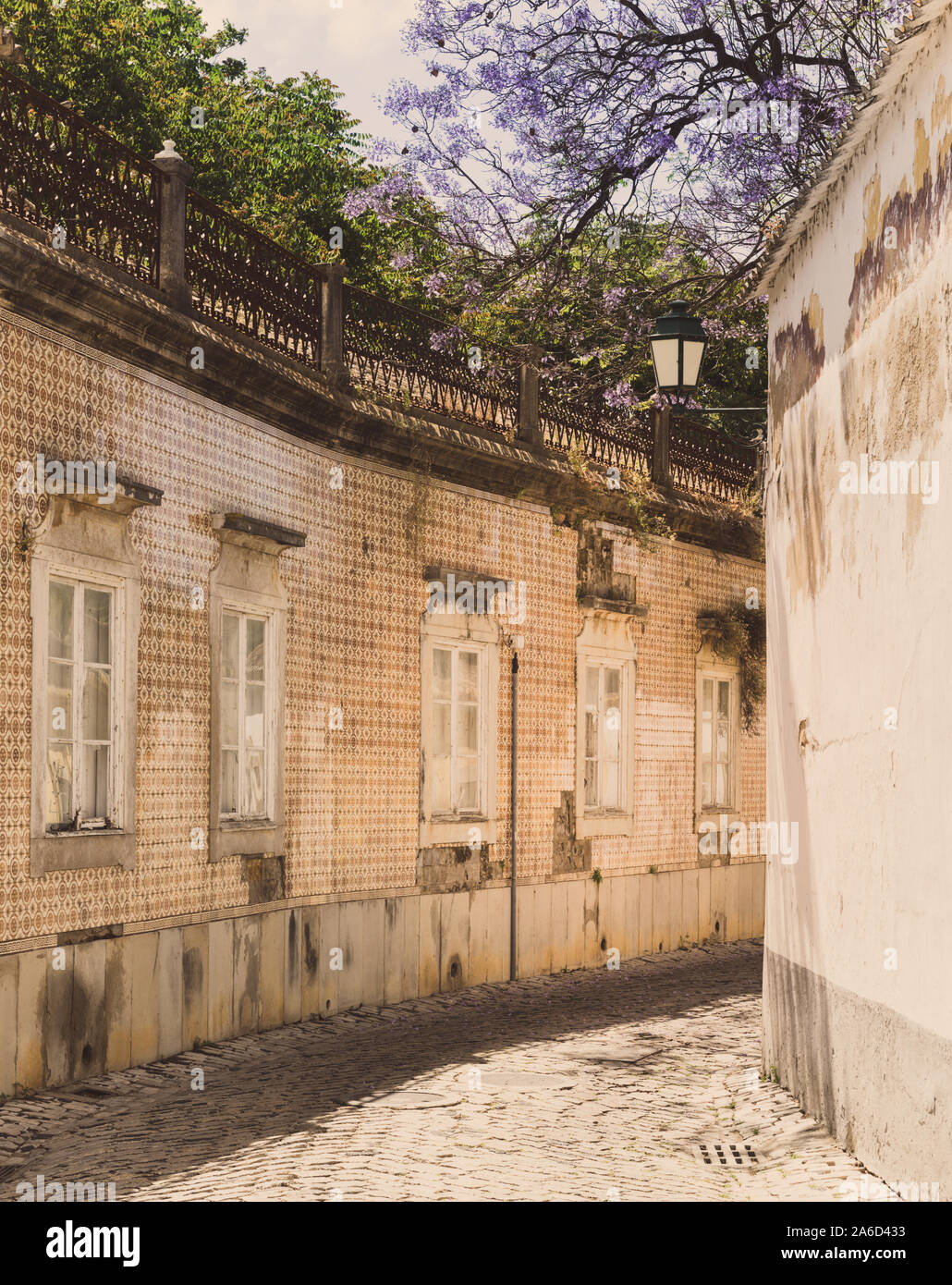 traditional architecture in Portugal, Faro Stock Photo - Alamy