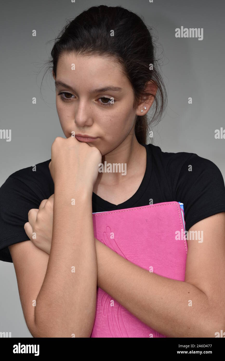 Female Student Decision Making Stock Photo - Alamy