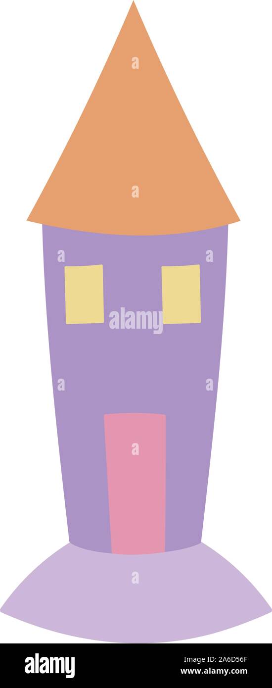 happy halloween celebration scary castle cartoon vector illustration ...
