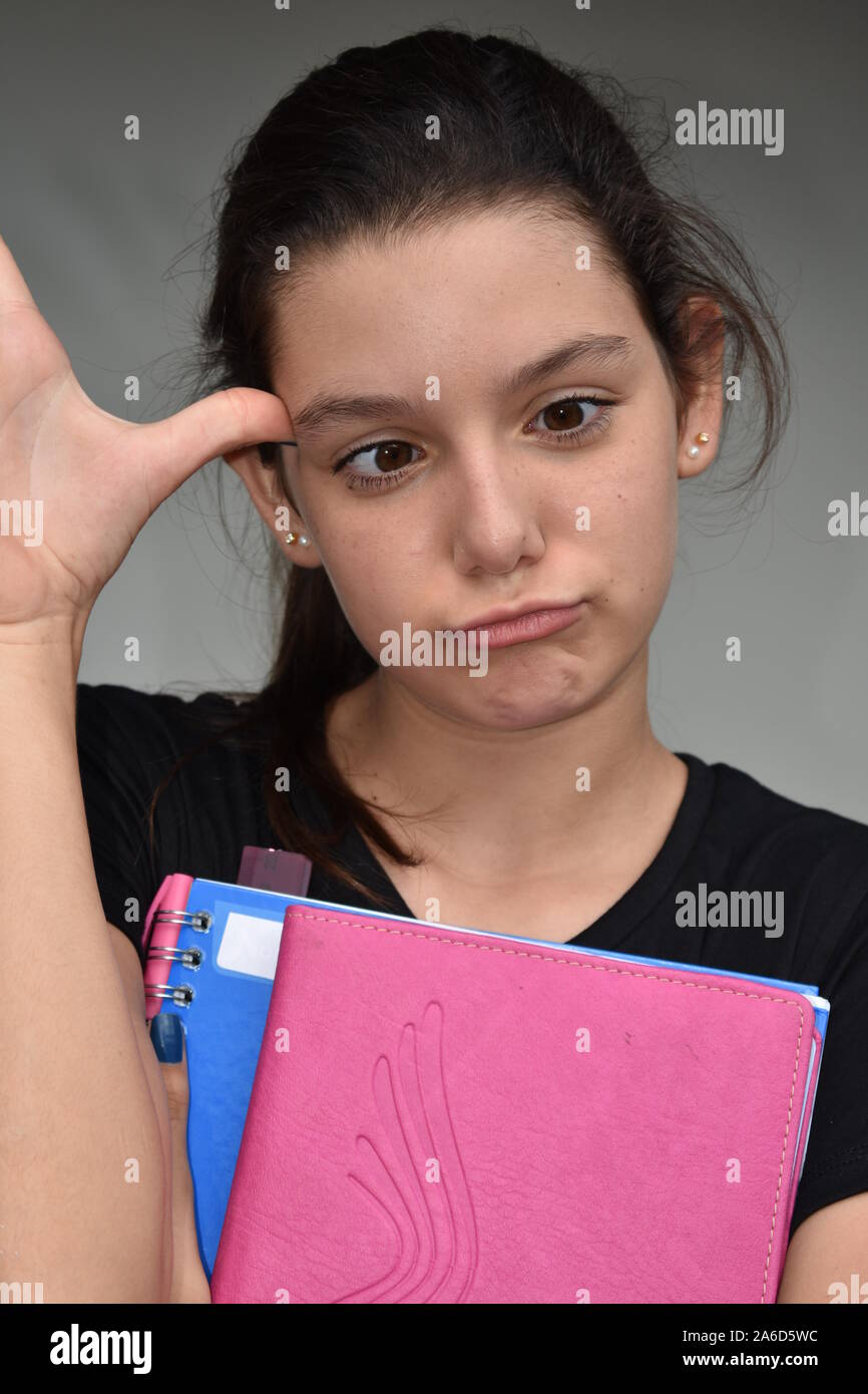 Goofy Female Student Stock Photo - Alamy