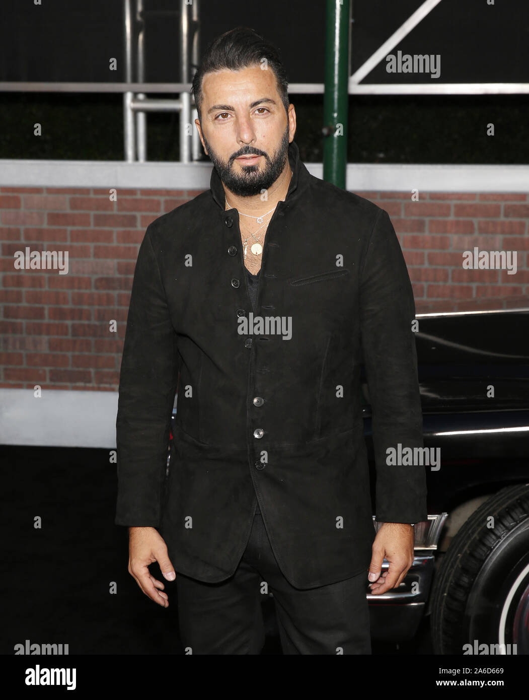 Los Angeles, CA - October 24, 2019: Danny A. Abeckaser arrives for the ...