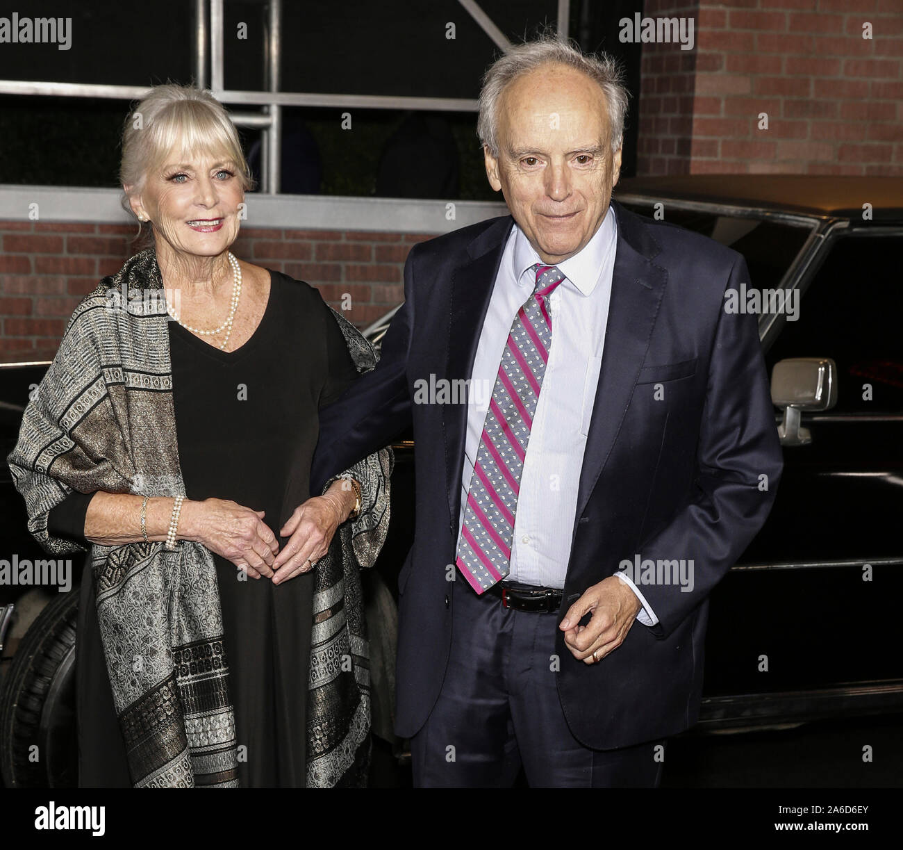 Los Angeles, CA - October 24, 2019: Charles Brandt and Nancy Brandt ...